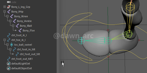 [Maya]Rigging 16 - Ankles & Heels